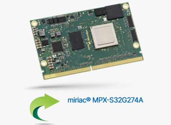 [プレスリリース]NXP S32G2プロセッサを搭載「miriac MPX-S32G274A」システムオンモジュールを大手建設機械メーカー ...